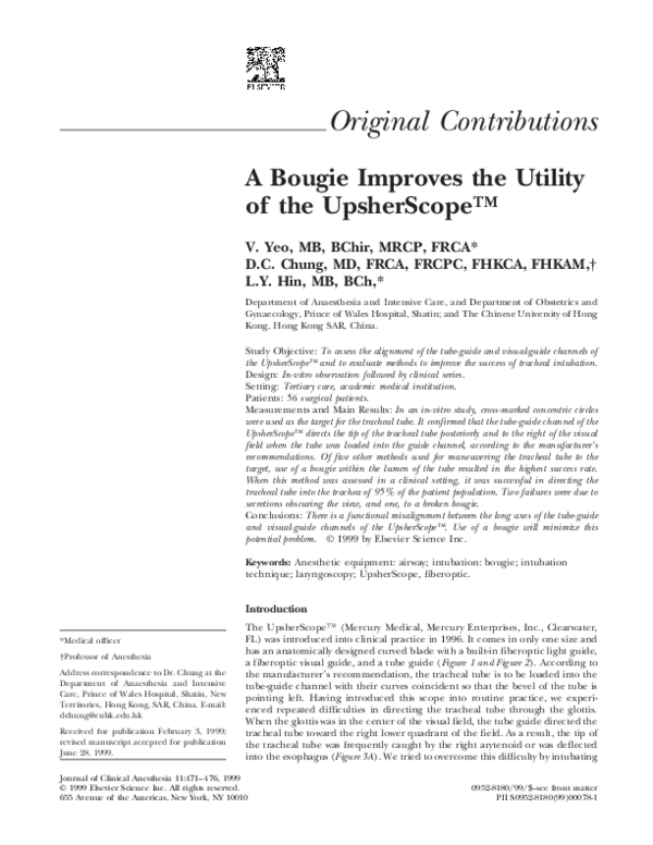 (PDF) A bougie improves the utility of the UpsherScope