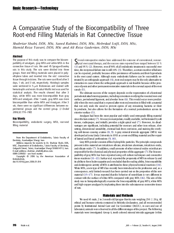 (PDF) A comparison of subcutaneous connective tissue responses among ...