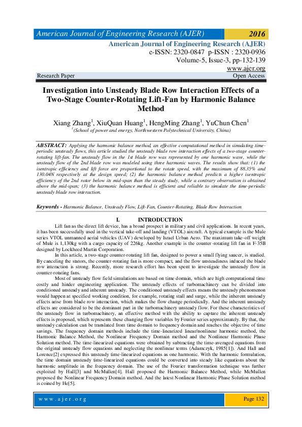 (PDF) Investigation into Unsteady Blade Row Interaction Effects of a Two-Stage Counter-Rotating ...
