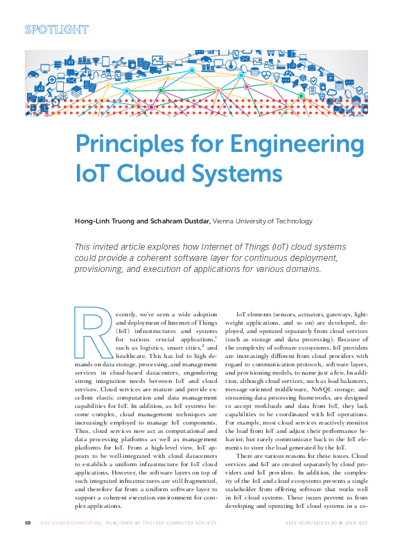 (PDF) Principles for Engineering IoT Cloud Systems