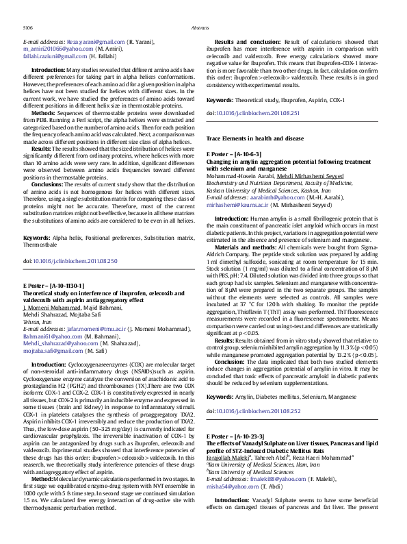 (PDF) Theoretical study on interference of ibuprofen, celecoxib and ...