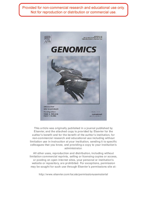 (PDF) Construction of a California condor BAC library and first ...