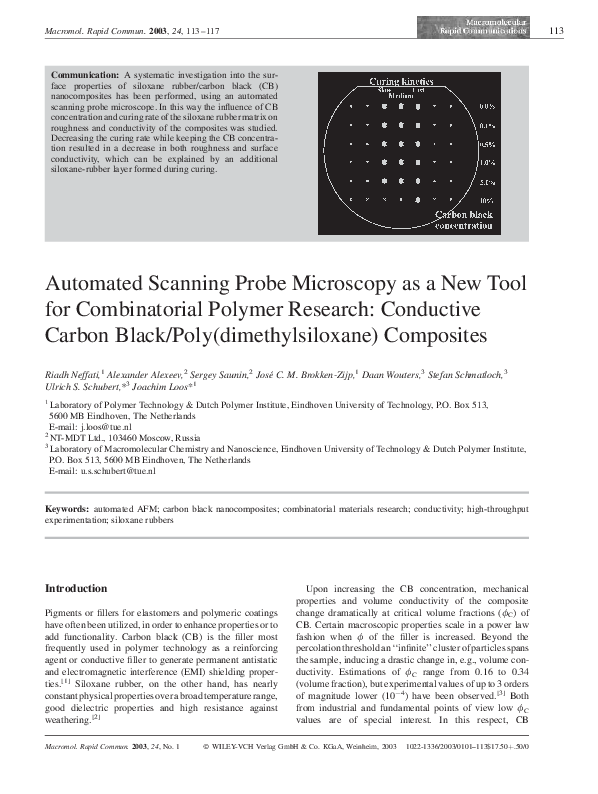 (PDF) Automated scanning probe microscopy as a new tool for combinatorial polymer research ...