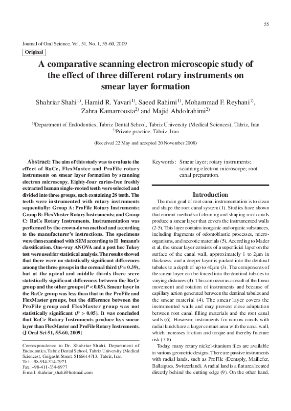 (PDF) A comparative scanning electron microscopic study of the effect ...