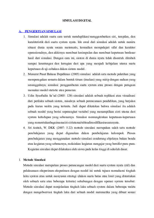 (DOC) SIMULASI DIGITAL | larazona pratiwi - Academia.edu