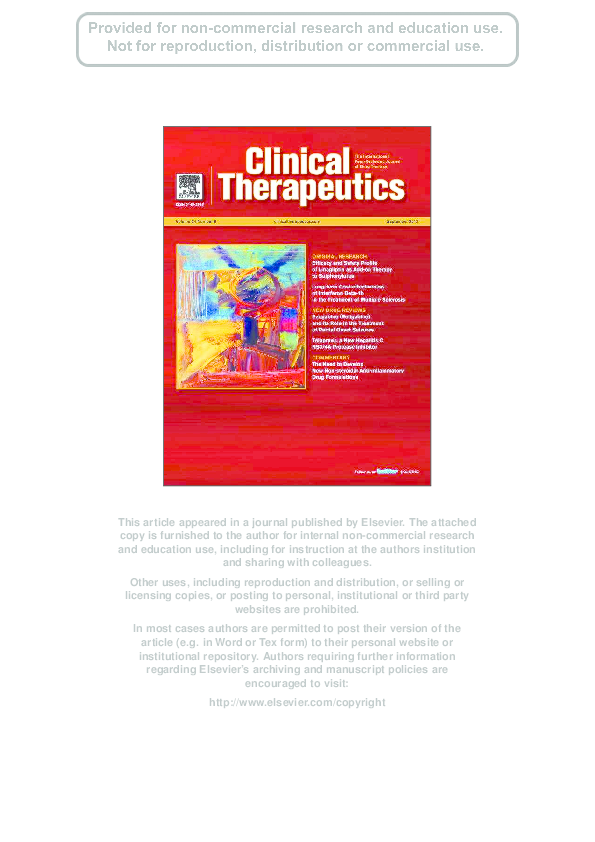 (PDF) Bioavailability and Tolerability of Combination Treatment With ...