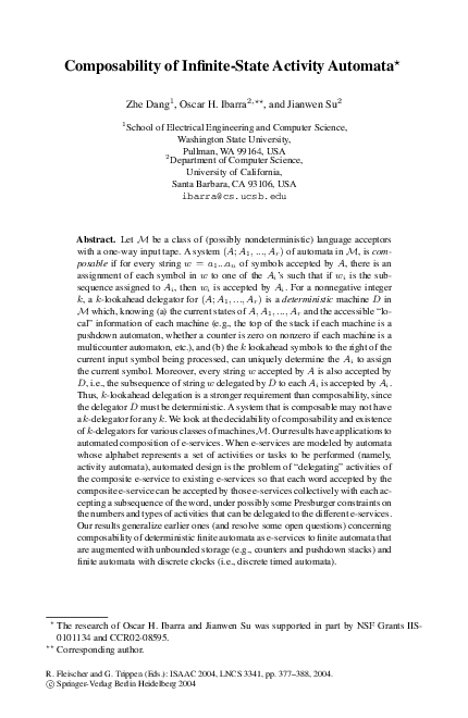 (PDF) Composability of Infinite-State Activity Automata