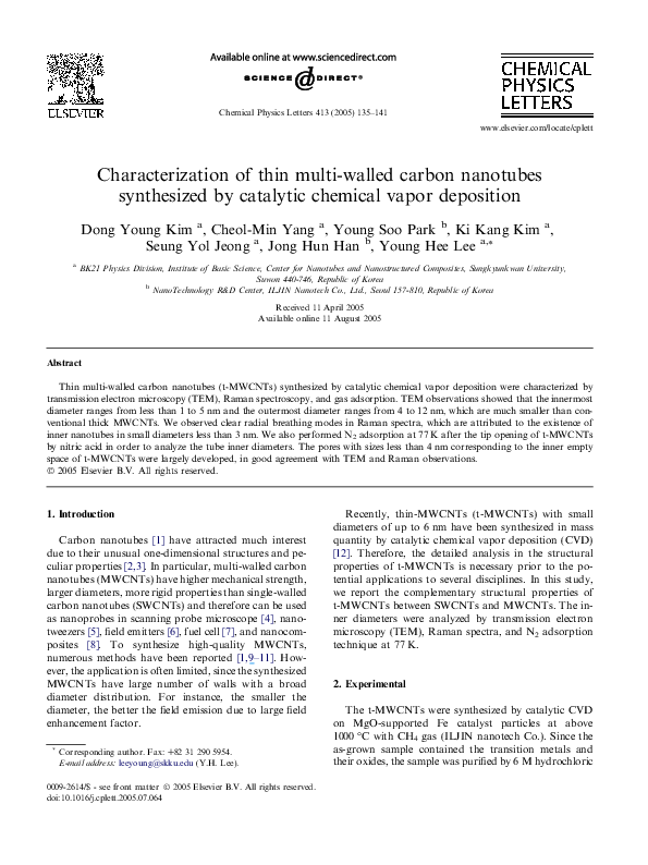 (PDF) Effect of the AACVD based synthesis atmosphere on the structural properties of multi ...