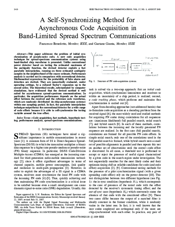 (PDF) A self-synchronizing method for asynchronous code acquisition in ...