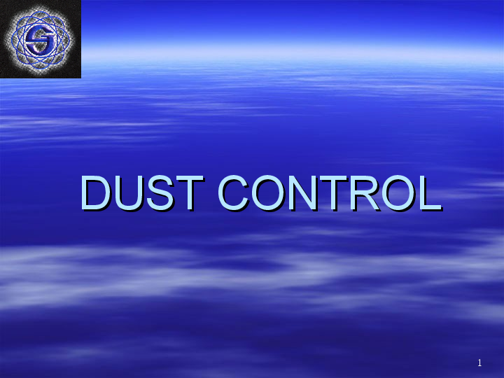 (PPT) DUST CONTROL