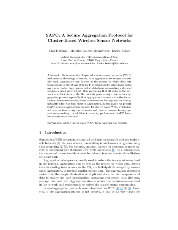 Pdf Secure Group Communication With Self Healing And Rekeying In Wireless Sensor Networks