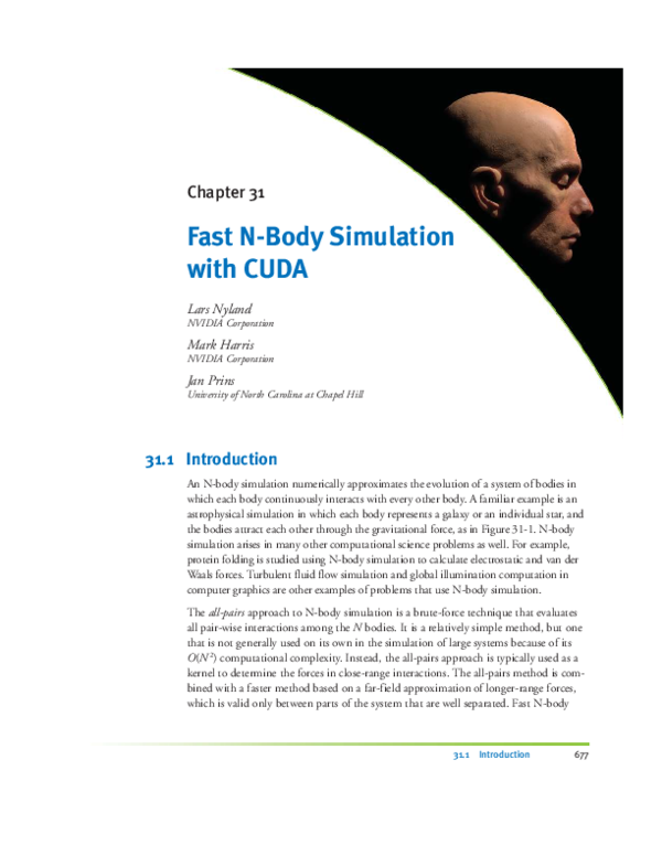 (PDF) Fast n-body simulation with CUDA