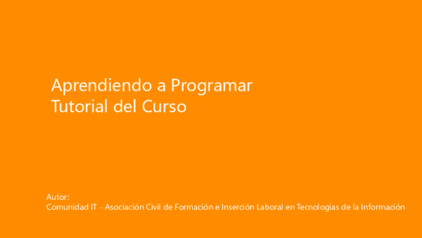 (PDF) Tutorial Aprendiendo a Programar | Mauricio Vazquez - Academia.edu