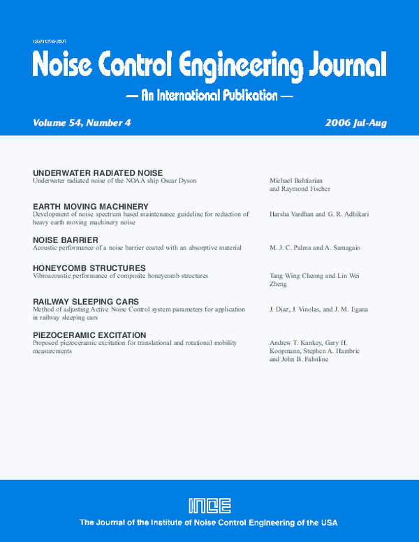 (PDF) Development of noise spectrum based maintenance guideline for ...