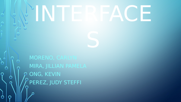 (PPT) MECHANICAL INTERFACES
