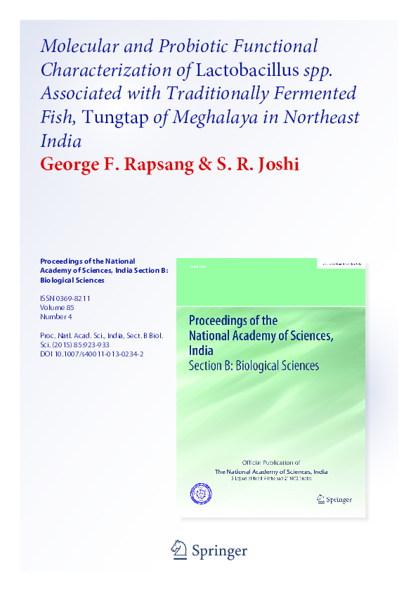 George and Joshi PNASBS 2015