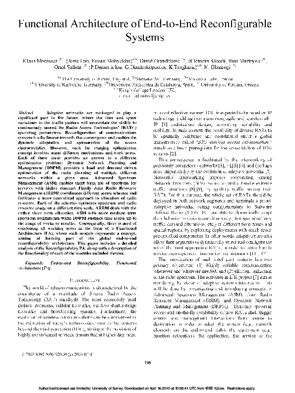functional architecture of erp