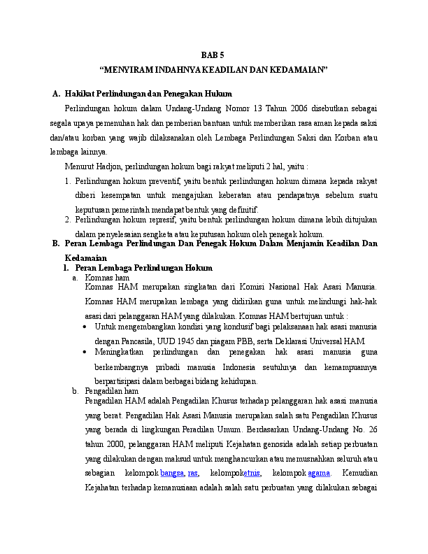 (DOC) Ringkasan Materi HAM
