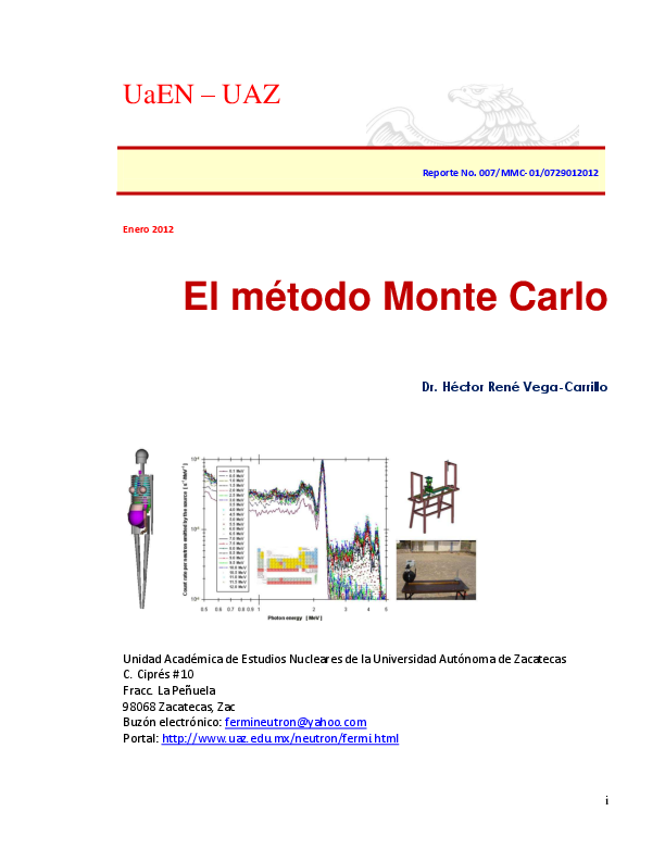 (PDF) El método Monte Carlo