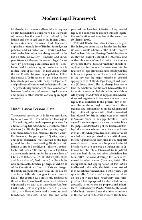 (PDF) Modern Legal Framework
