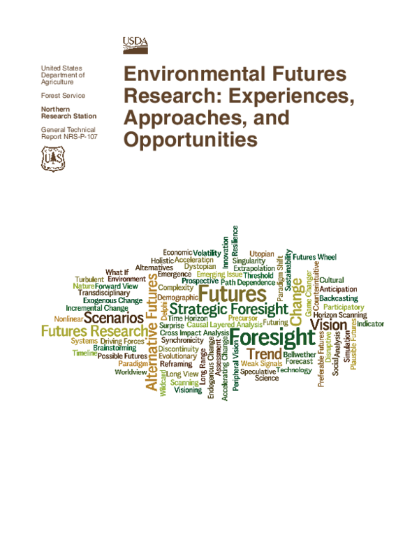 (PDF) Environmental futures research: experiences, approaches, and ...