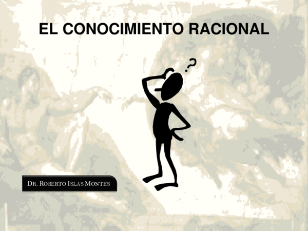 (PDF) EL CONOCIMIENTO RACIONAL