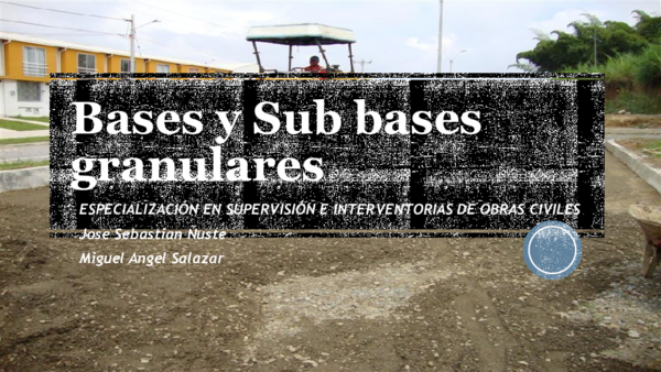 (PPT) Bases y Sub bases granulares