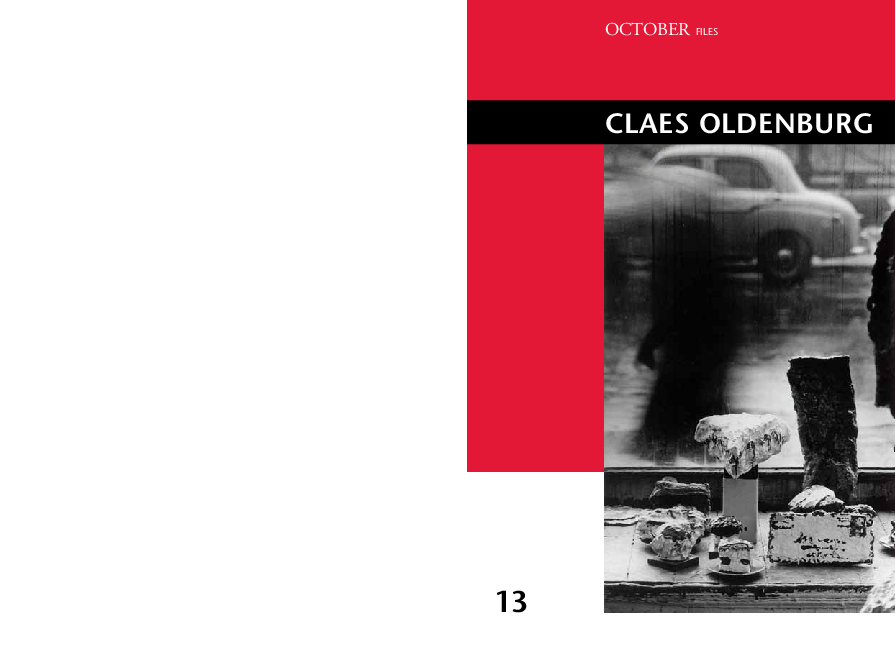 (PDF) Claes Oldenburg and Soft Sculpture: Object Lessons