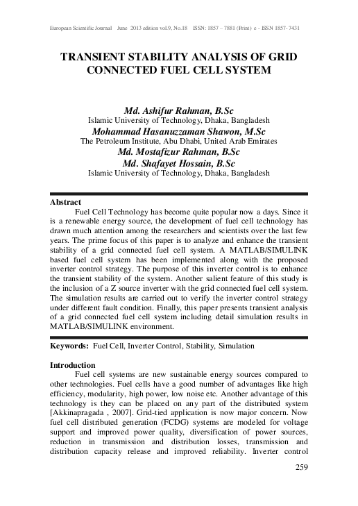 (PDF) Transient Stability Analysis of Grid Connected Wind Turbine Generator System Considering ...