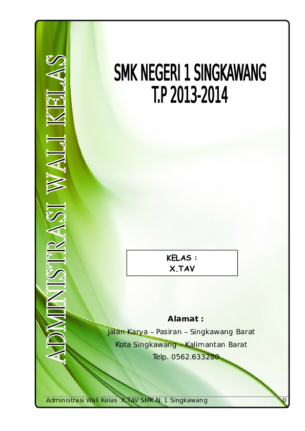 (DOC) Administrasi Wali Kelas