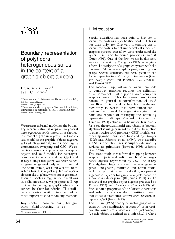 (PDF) Boundary representation of polyhedral heterogeneous solids in the context of a graphic ...