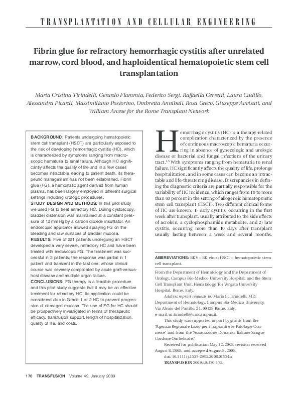 (PDF) Hyperbaric Oxygen Therapy for Cyclophosphamide-induced ...