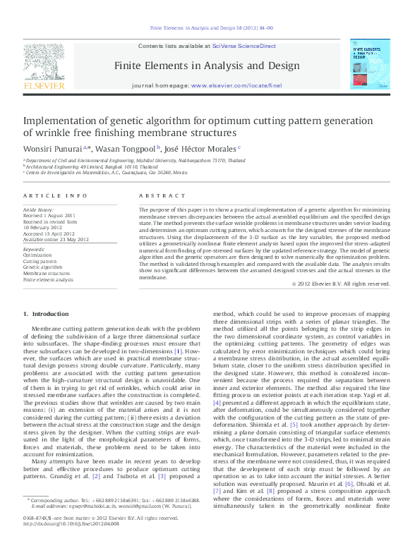 Pdf Implementation Of Genetic Algorithm For Optimizing Dna Sequence Alignment