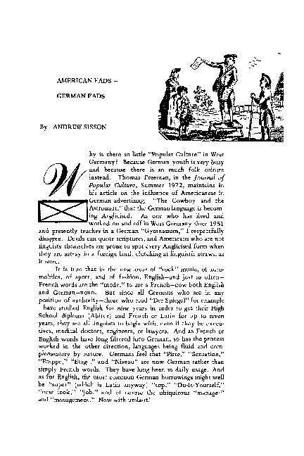 (PDF) American Fads - German Fads