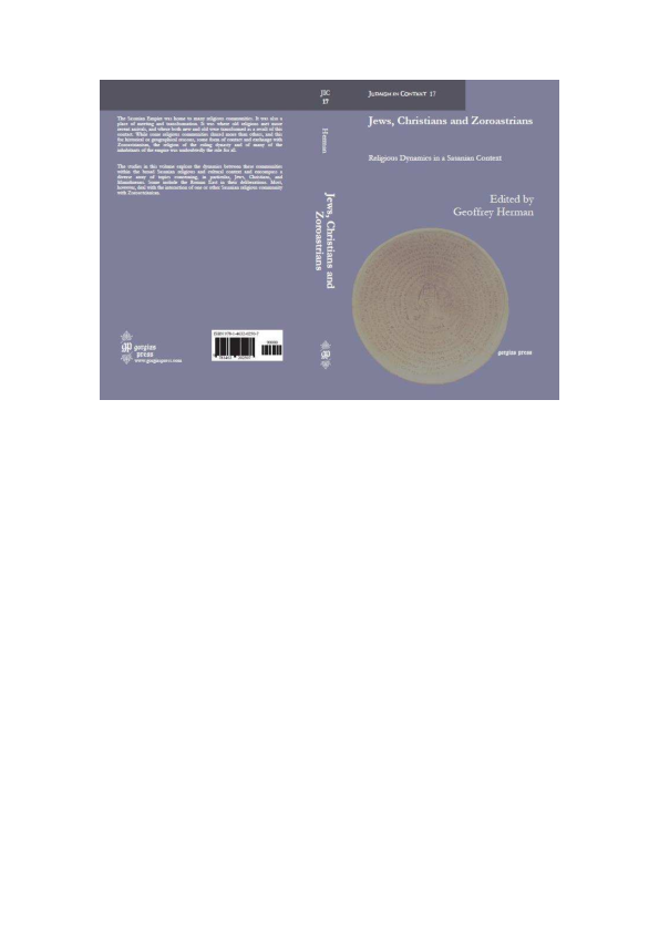 (PDF) Jews, Christians and Zoroastrians. Religious Dynamics in a ...