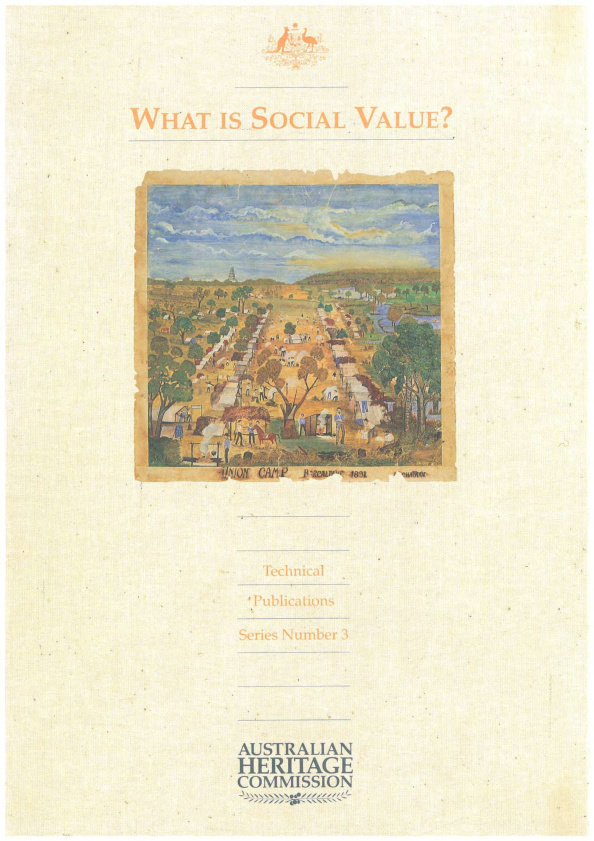 (PDF) What is Social Value?: A Discussion Paper