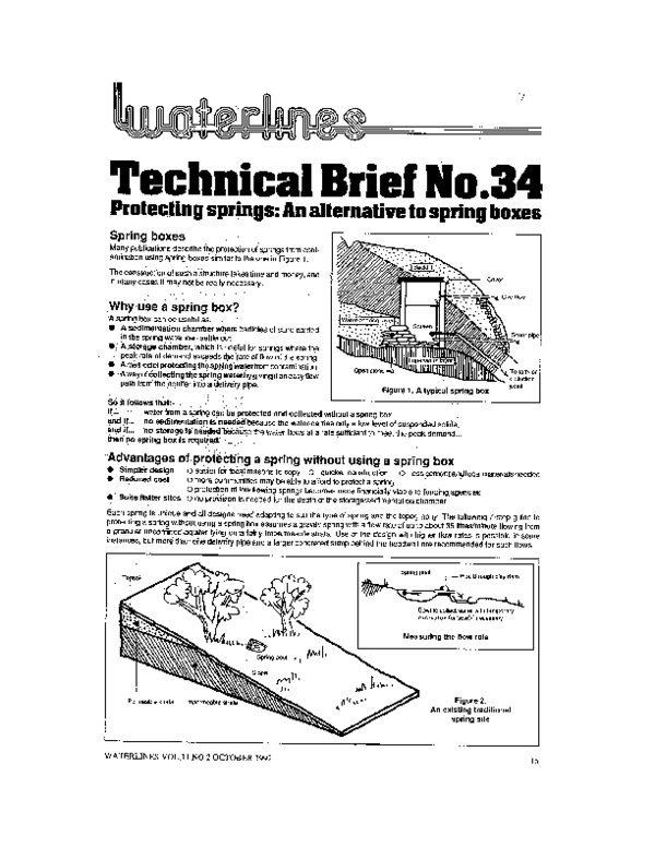 (PDF) Protecting springs: an alternative to spring boxes: technical ...