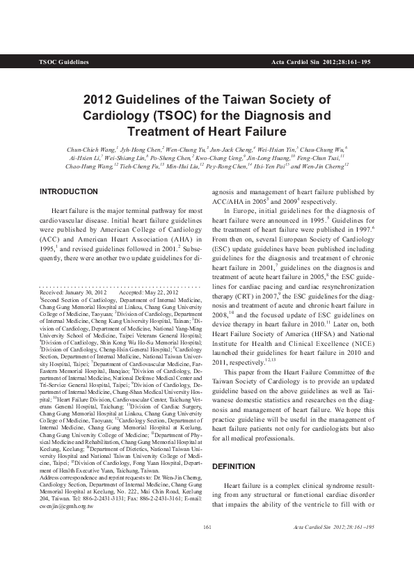 (PDF) TSOC 2012 Guidelines for STEMI Management