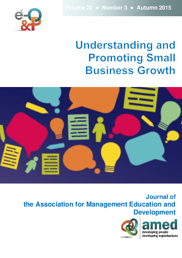 (PDF) ‘Understanding and Promoting Small Business Growth and ...