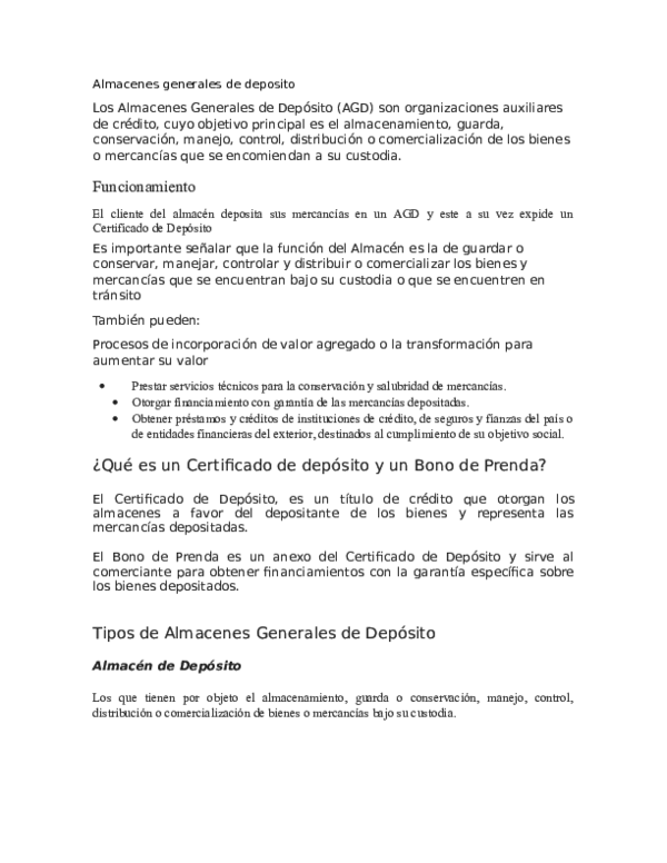 (DOC) Almacenes generales de deposito