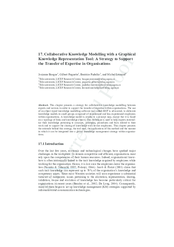 (PDF) Collaborative Knowledge Modelling with a Graphical Knowledge ...
