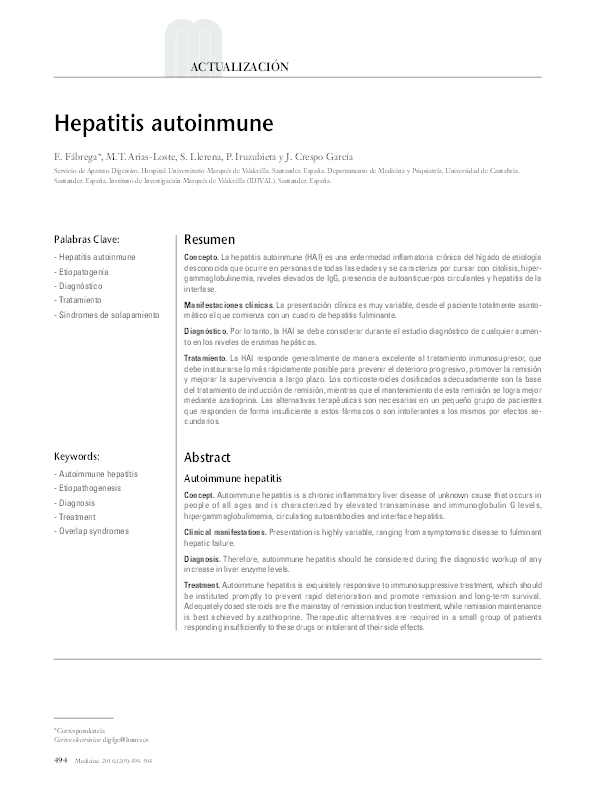 (PDF) Hepatitis autoinmune