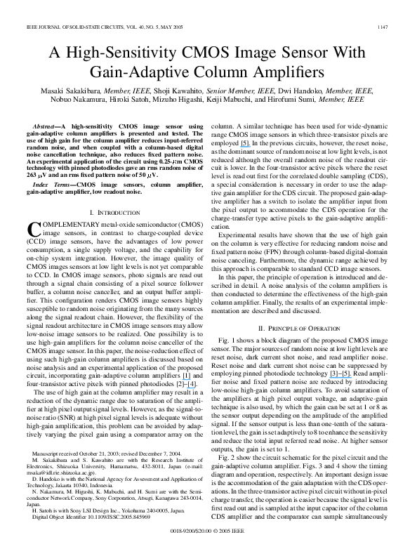 (PDF) A high-sensitivity CMOS image sensor with gain-adaptive column ...