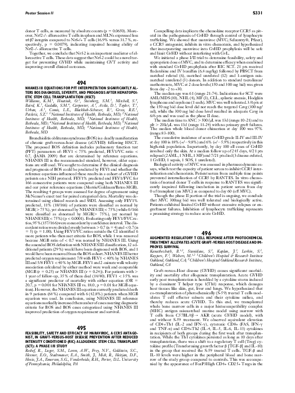 (PDF) NHANES III Equations for PFT Interpretation Significantly Alters ...