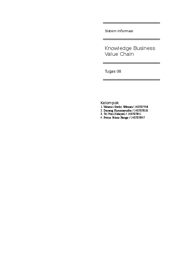 (DOC) 08 Knowledge Business Value Chain