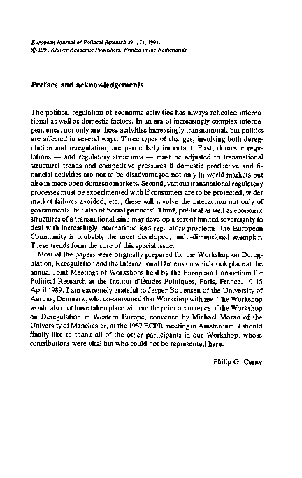 Pdf Preface And Acknowledgement