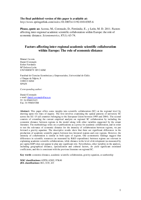 (PDF) Factors affecting inter-regional academic scientific ...