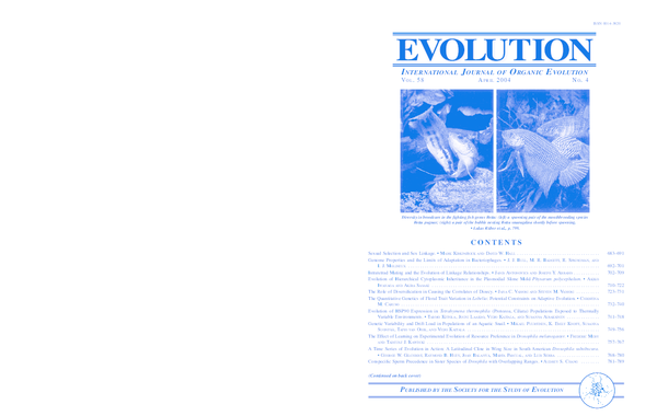 (PDF) EVOLUTION OF MOUTHBROODING AND LIFE-HISTORY CORRELATES IN THE ...