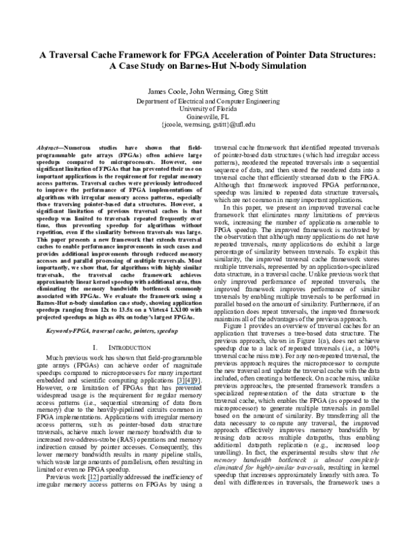(PDF) A Traversal Cache Framework for FPGA Acceleration of Pointer Data Structures: A Case Study ...
