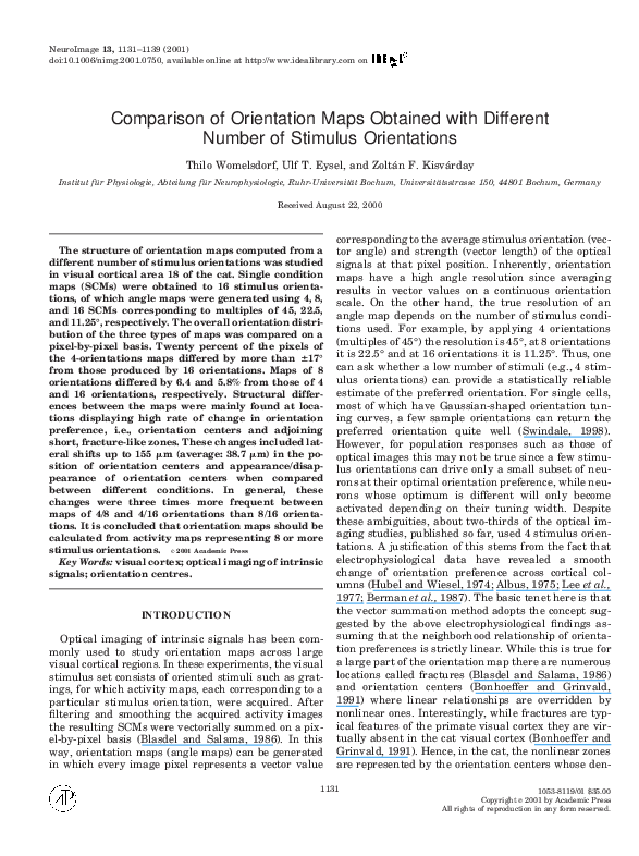 (PDF) Comparison of Orientation Maps Obtained with Different Number of ...